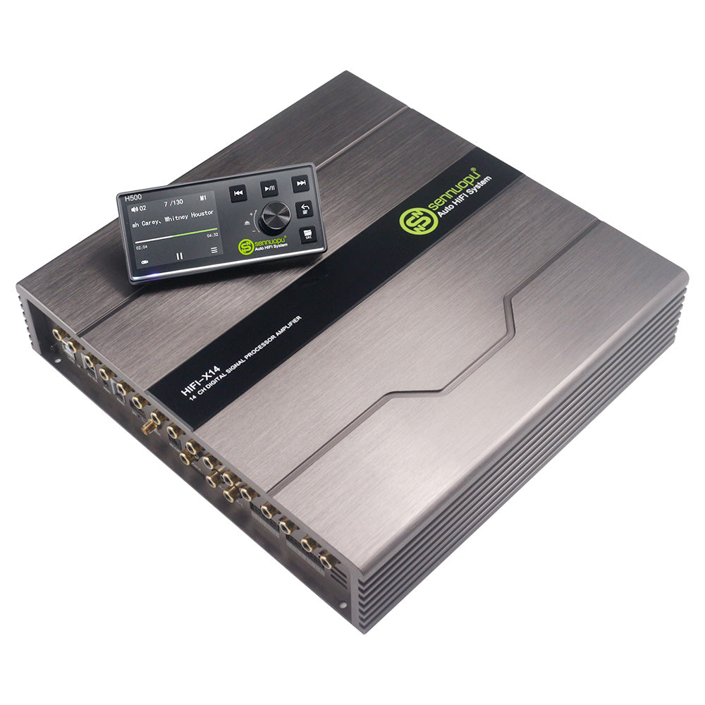 Sennuopu HIFI X14 16-Channel Hi-Res Digital Sound Processor with 14 Ch ...